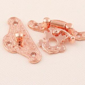 Rose Gold Jewelry Box Lock,latch Lock,clutch Lock,4set Wooden Box Lock ...