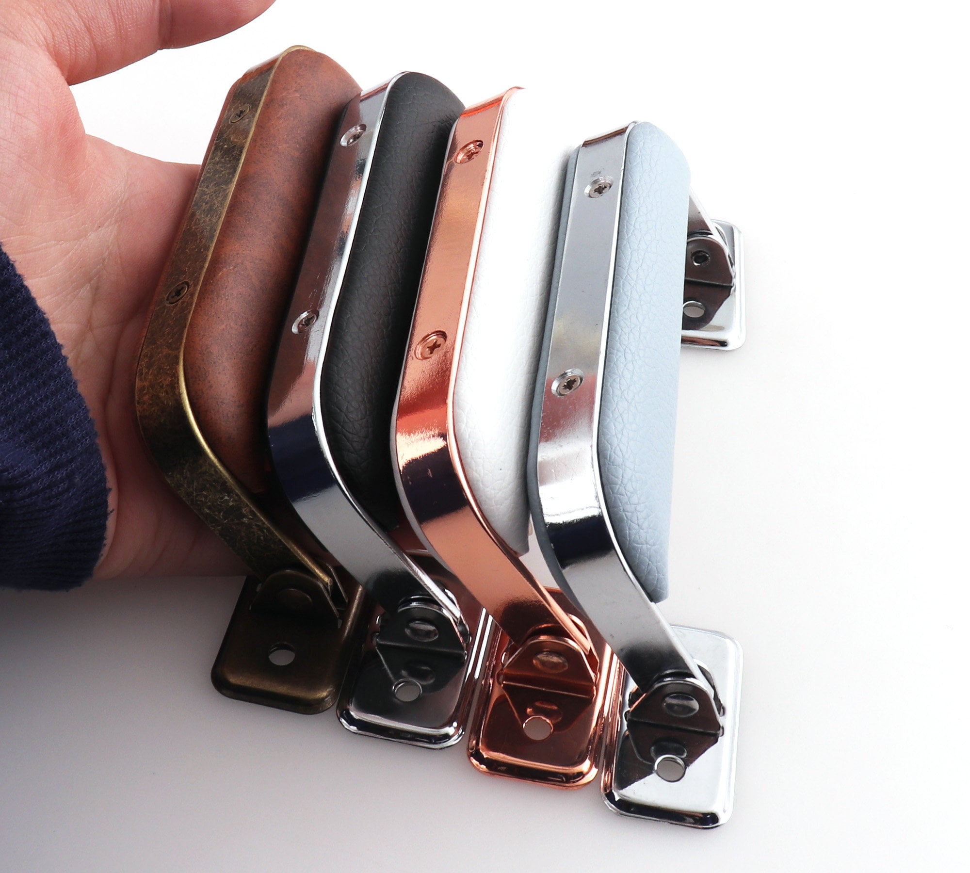 Leather Handle Luggage Case Handle Swivel Suitcase Handle Leather ...