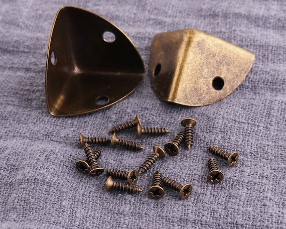 Wooden Trunk Corner Guards Edge Protectors Luggage Hardware Wooden