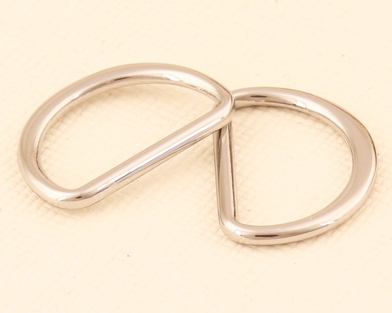 Silver D Ringmetal D Rings Dee Rings Weldedwelded D Rings - Etsy