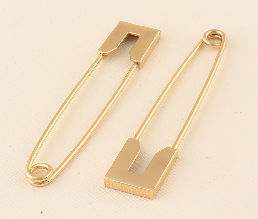 Light Gold Safety Pin,lapel Pin,knitting Pin,pins for Jewelry ...