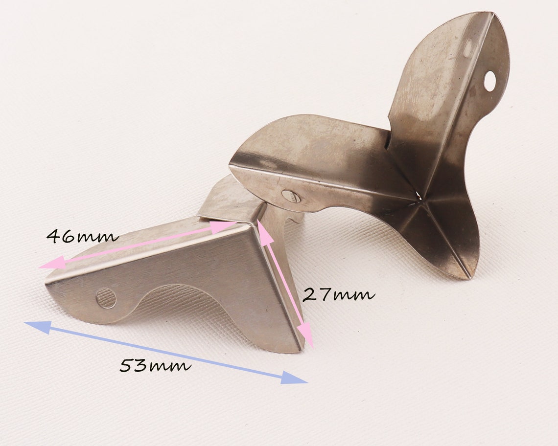 Corner Protector/metal Silver Corner Frame Rustic Box Trunk | Etsy