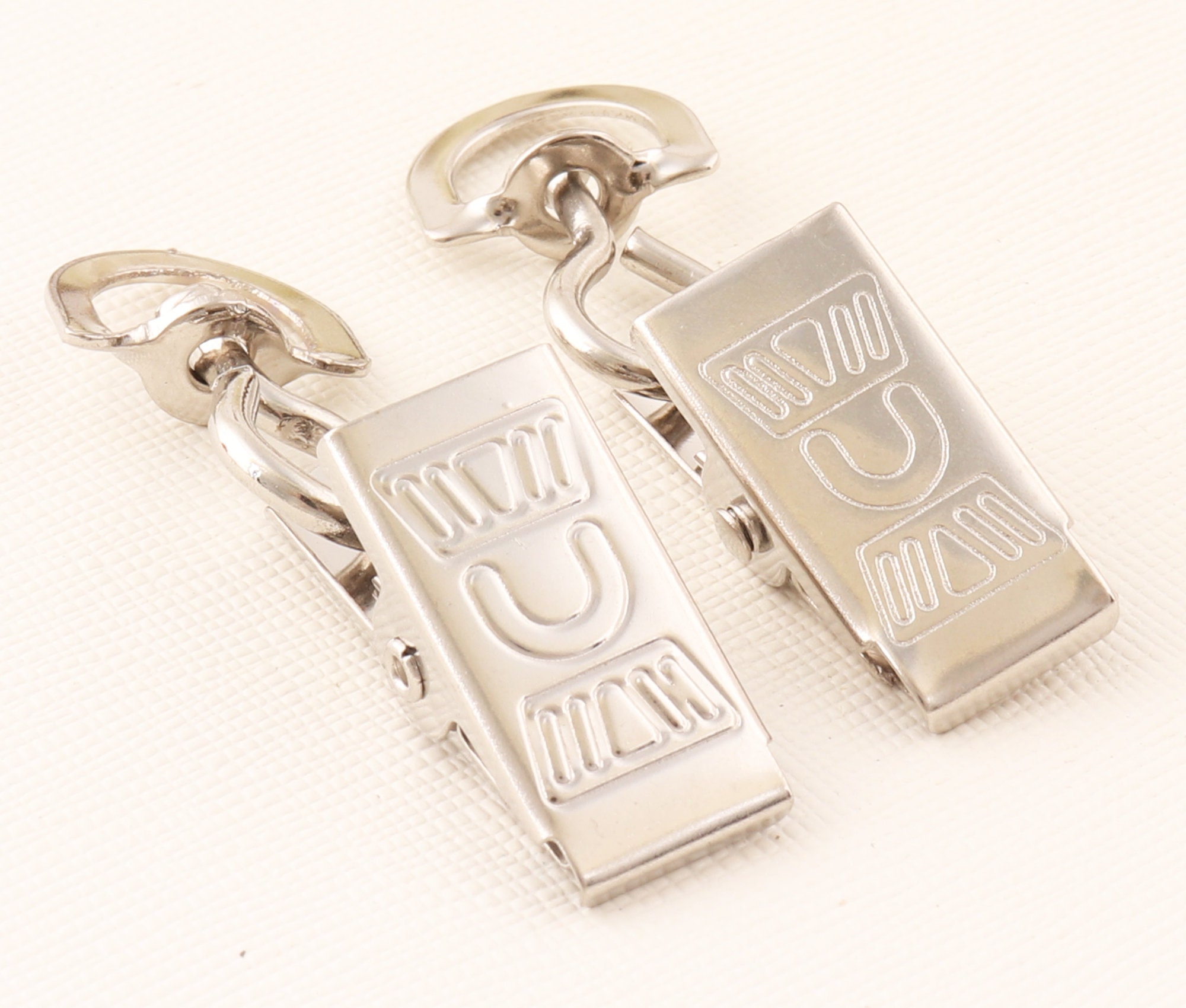 Clip de metal plateado clip de 20pcs Suspender clips | Etsy