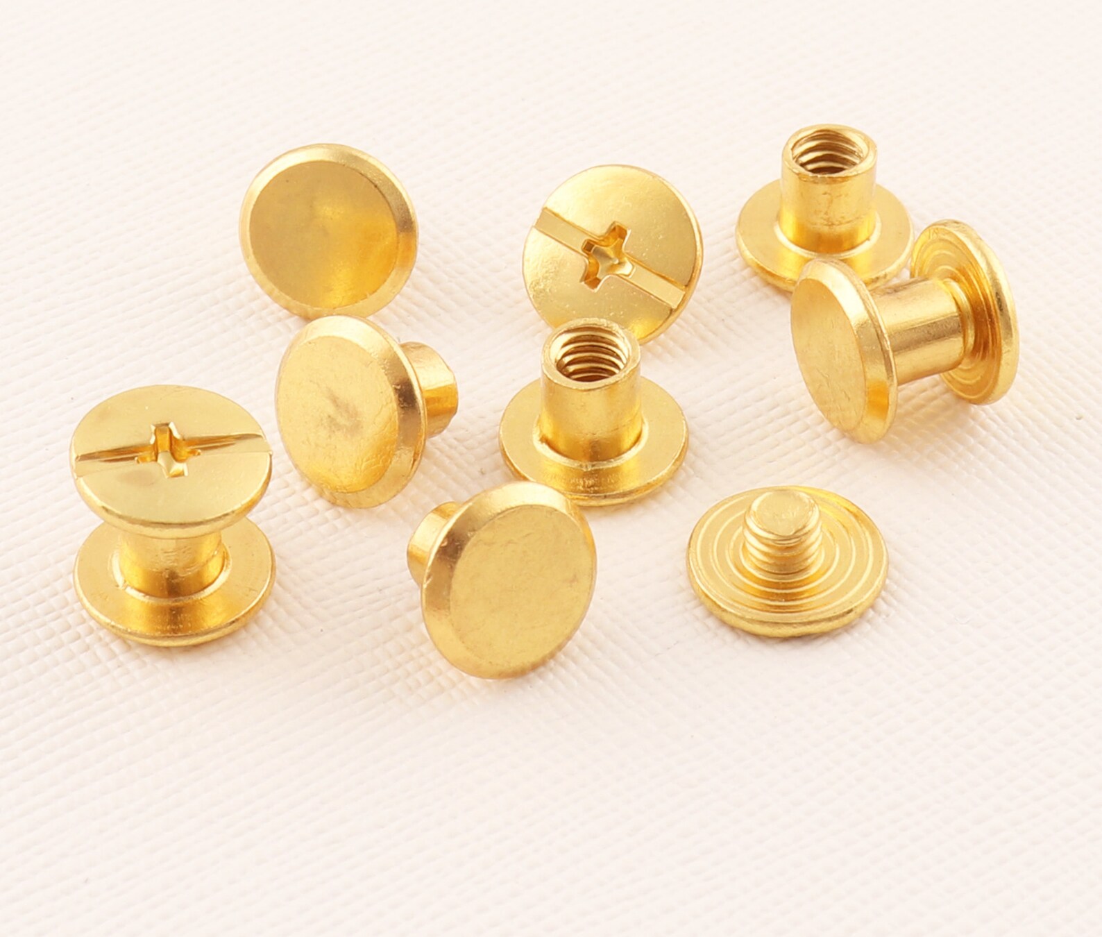 Gold Round Rivets Stud 50set Decorative Rivets 9mm Rivets - Etsy