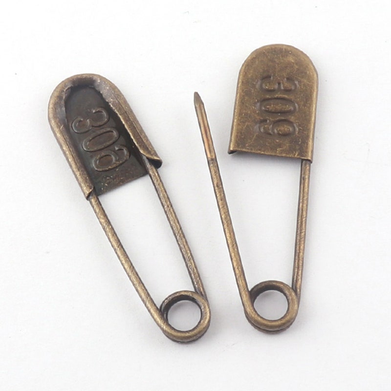 Antique Safety Pin - Etsy
