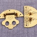 Gold Box Locks, 50mm Wooden Box Lock, Twist Lock, Clutch Lock, Antique ...
