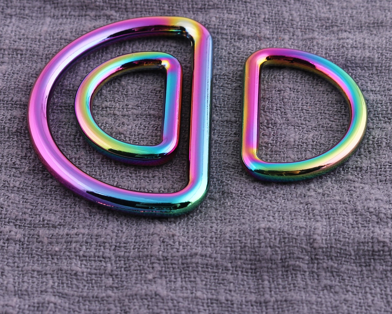 6pcs Purse Ring Strap D Ring-rainbow D-rings-three Sizes of - Etsy