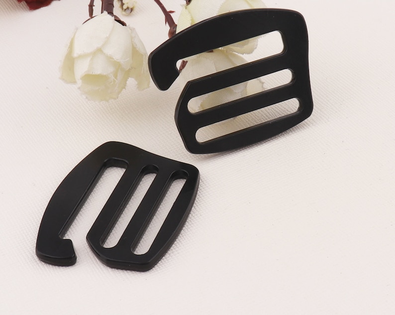 Black Adjustment Strap Bikini S Replacement Bra Hooks Clasps,30mm Bra ...