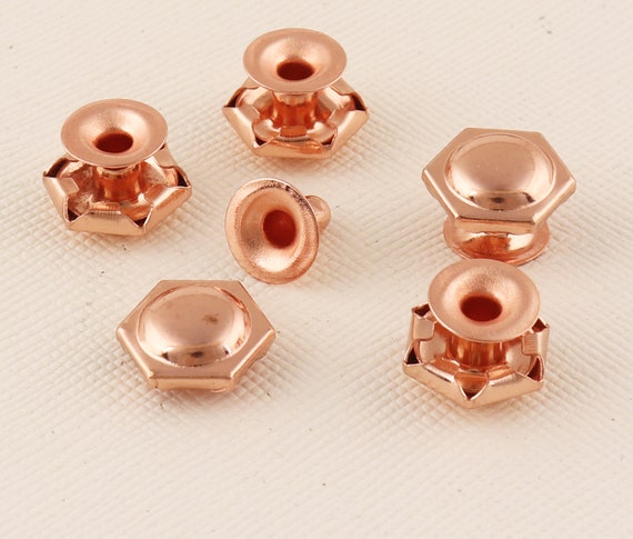 Double Cap Rivetsstud Rapid Rivets Leather Craft Repairrose - Etsy