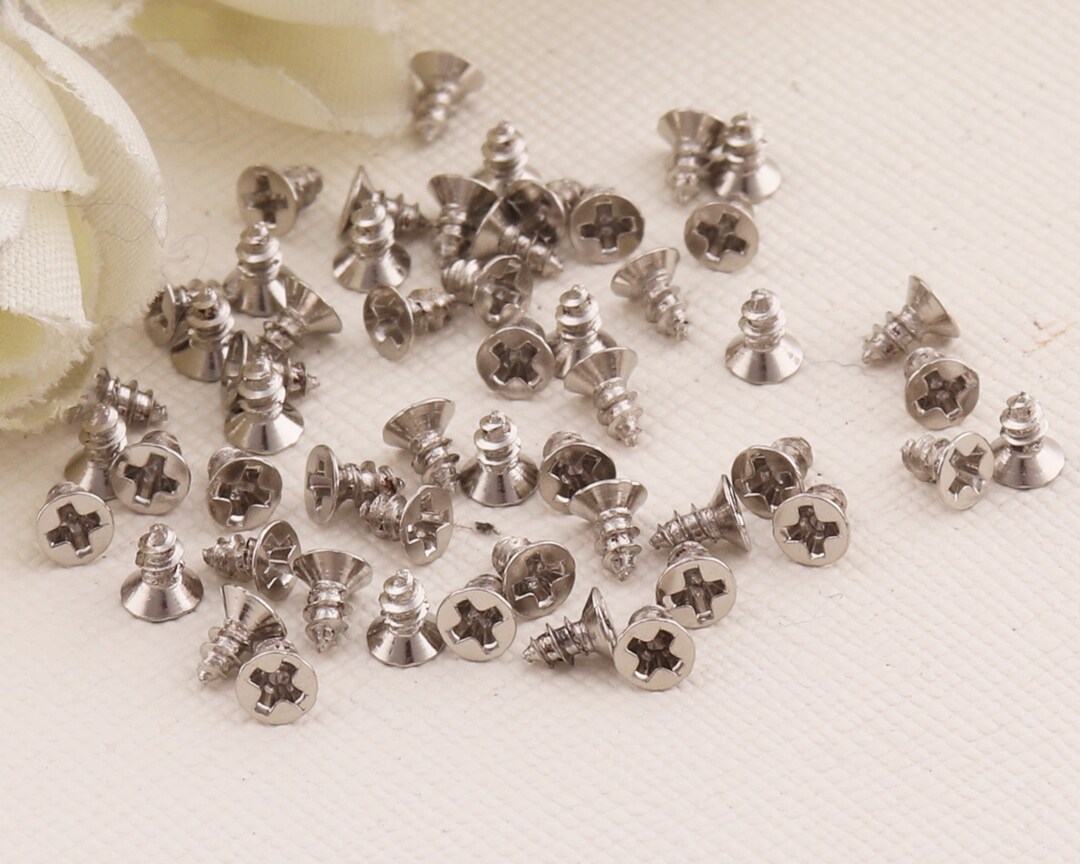 Decorative Screws for Wood-flat Round Head- Mini Tiny Machine Screw ...
