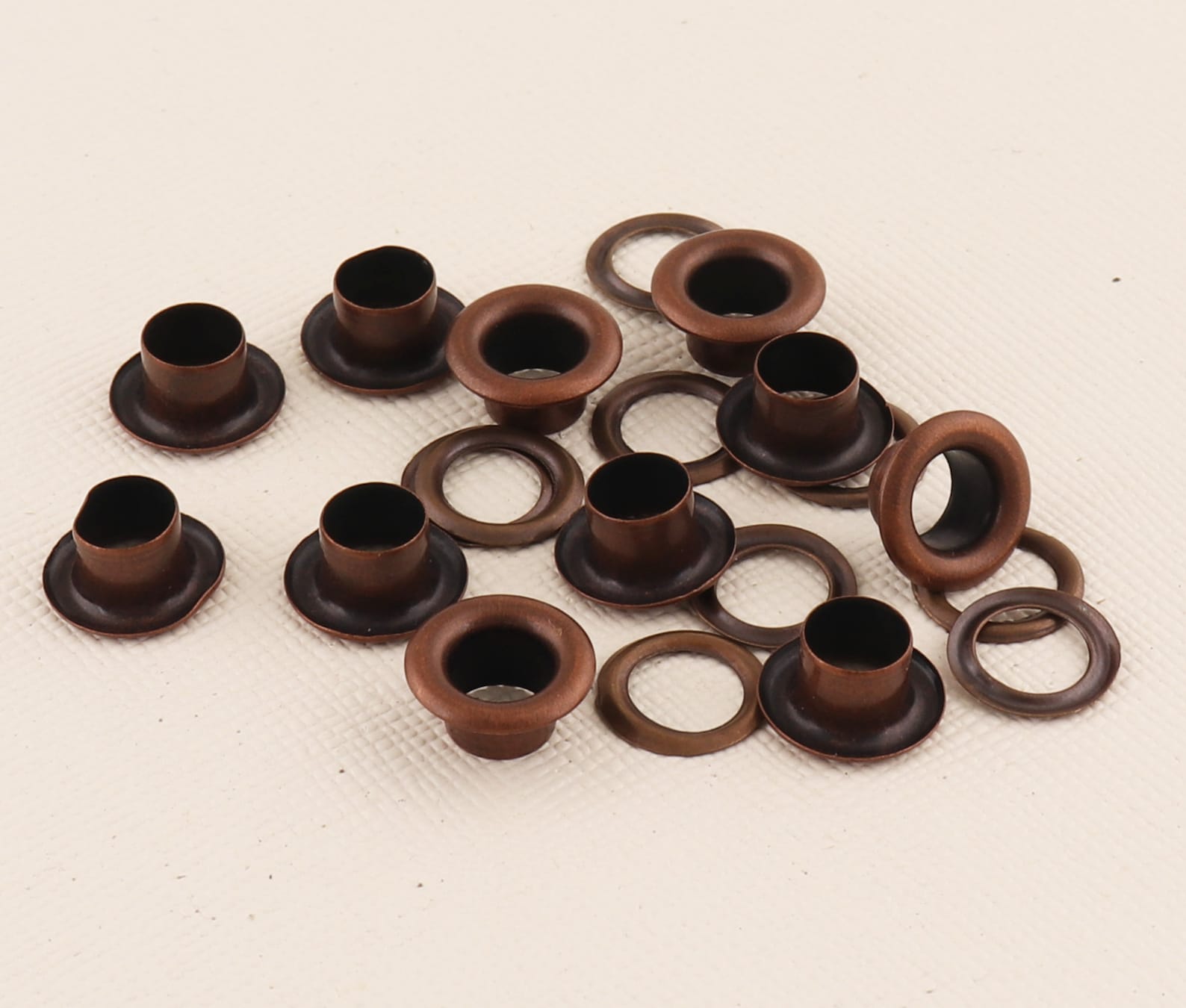 Red Copper Eyelets Grommets With Washersmetal Eyelets | Etsy