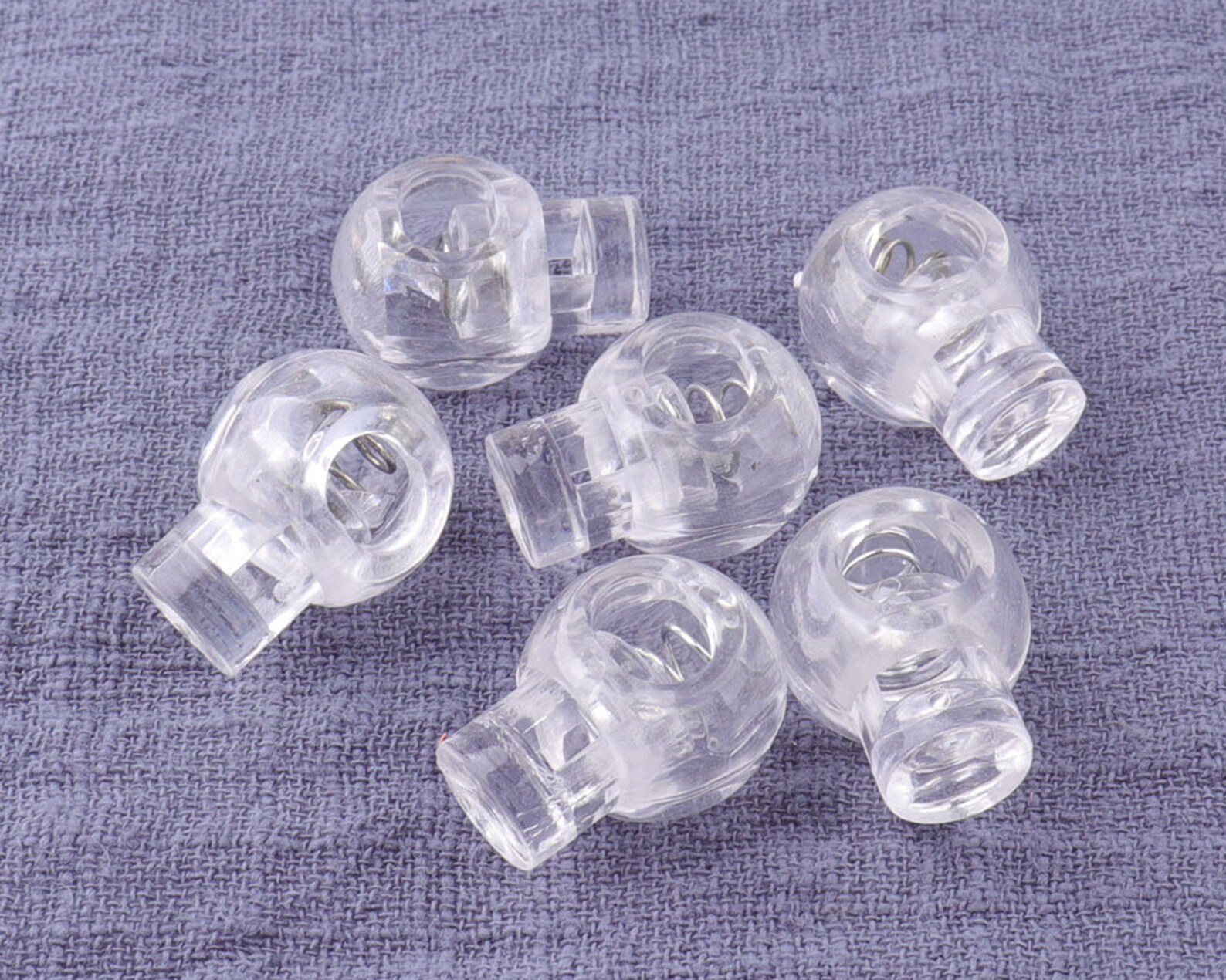 12pcs 22mm Clear Single Hole Round Toggleend Toggles With | Etsy