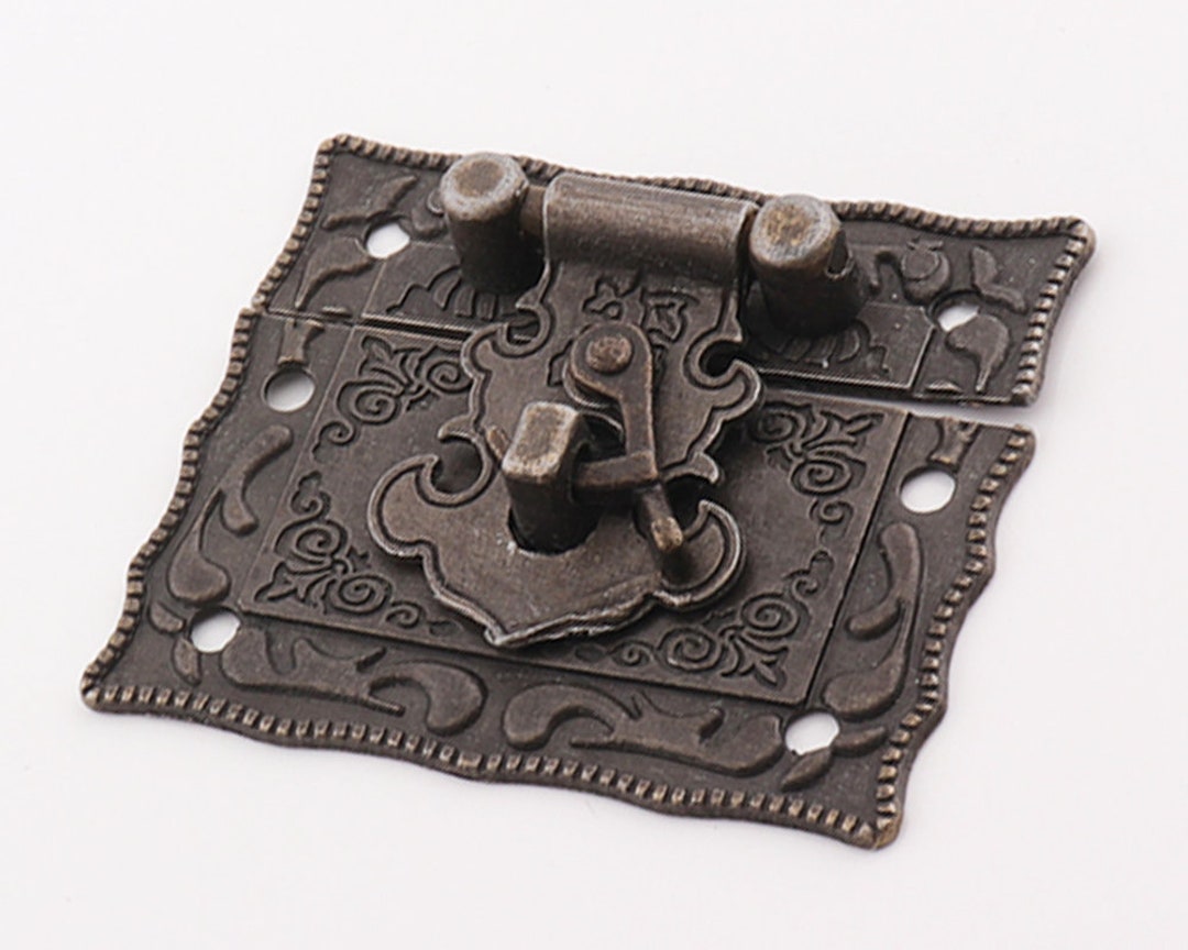 Antique Bronze Jewelry Box Latch, Box Catches，buckle Locks，catches and ...