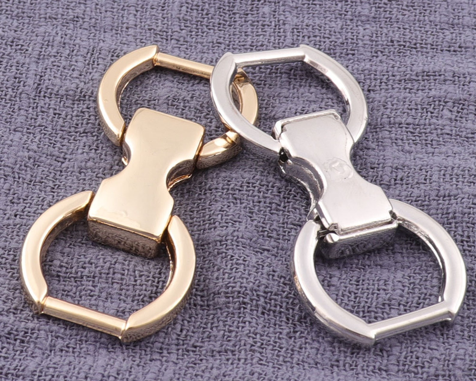 Silver / Gold Key Ring Connectorsmetal Swivel Ring - Etsy
