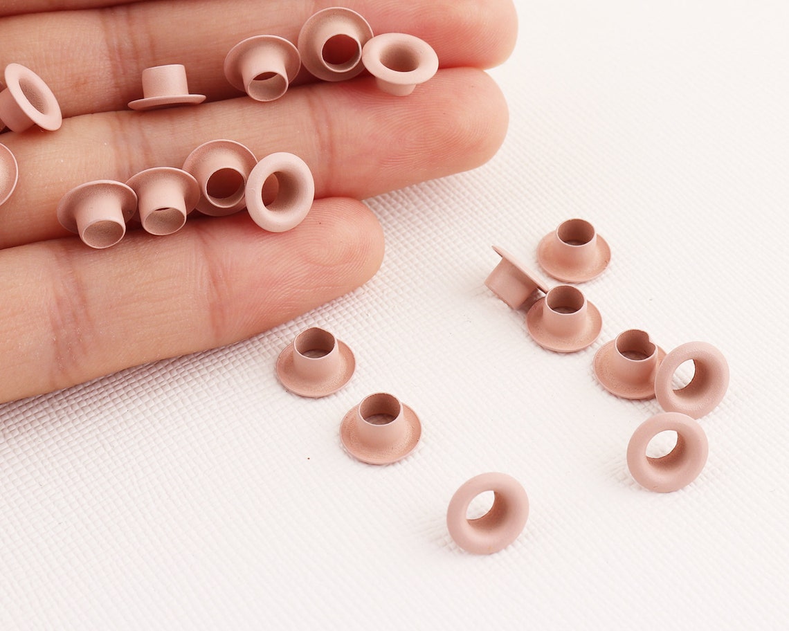 200pcs Pink Eyelets Grommets round Grommet Eyelet Purse | Etsy