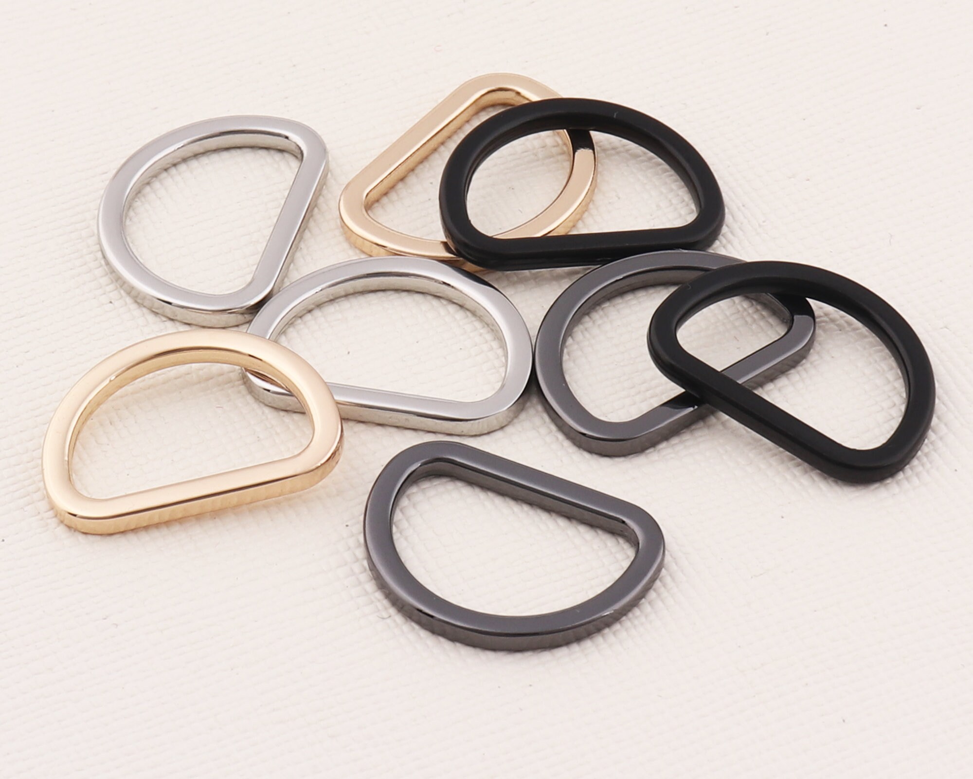 Purse D Ring,flat Cast D Rings,metal D Rings,3/4'' Bag Purse Silver ...