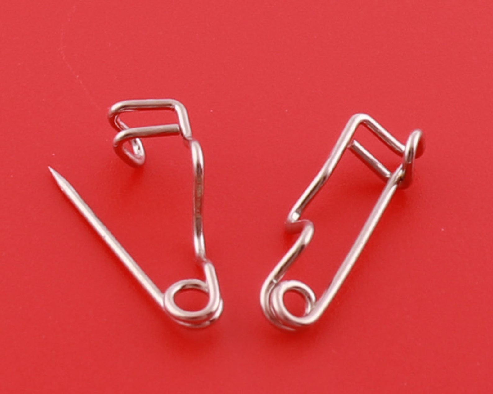 50pcs Silver Safety Pinsewing Safety Pinsdecorative Pins - Etsy
