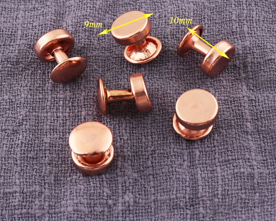 120pcs Rivet Studs, Double Cap Rivets,10mm Metal Rivets, Pyramid Rivet ...