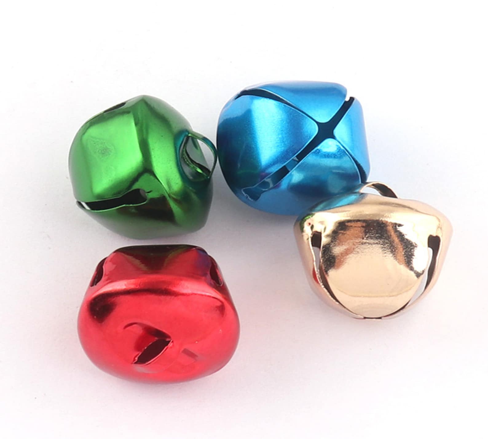Red Blue Green Pale Gold 30mm Jingle Bells Charms,vintage Teddy Bear ...