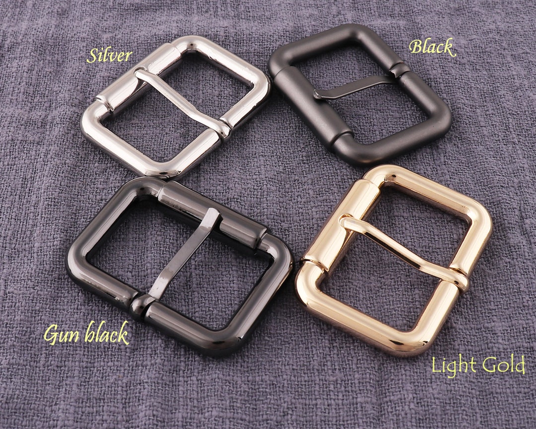 Silver/gun Black/black/light Gold Buckle , 32mm Belt Buckle , 4pcs Pin ...