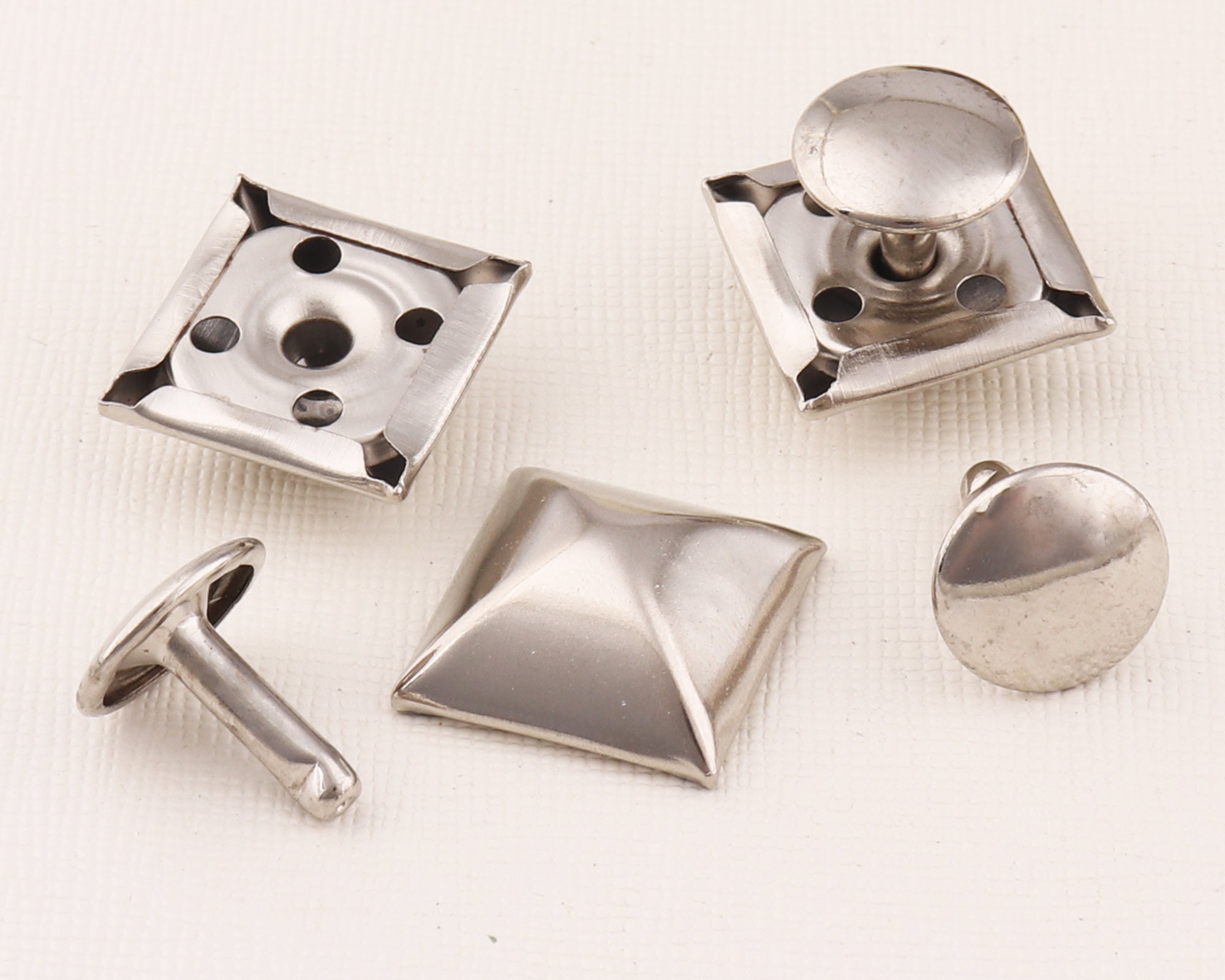 Round Metal Flat Rivets,double Cap Rivets,silver Metal Rivets,rivets ...