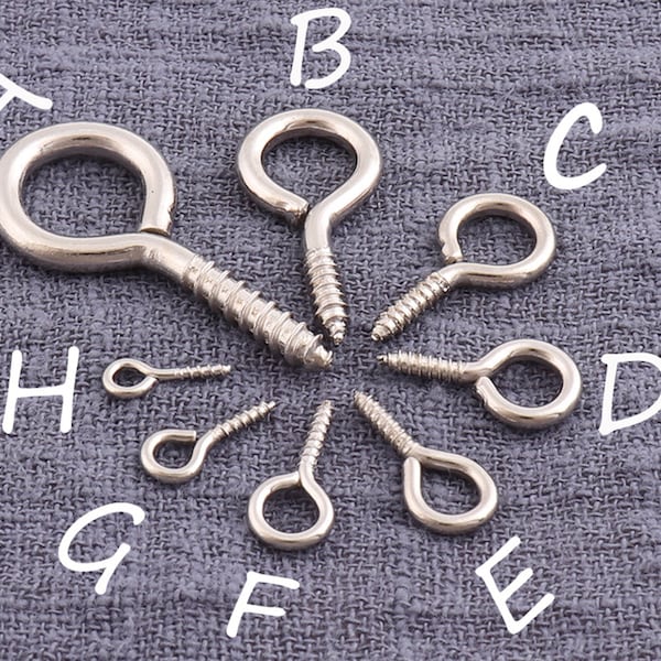 Screw Eye Pins - Etsy