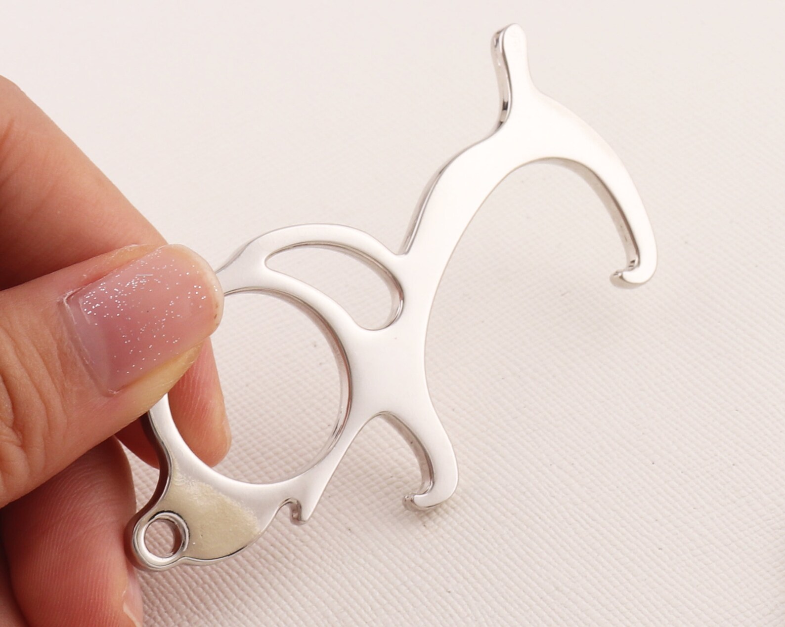 No-contact Germ Key Zinc Door Opener Touchless Tool Handle - Etsy