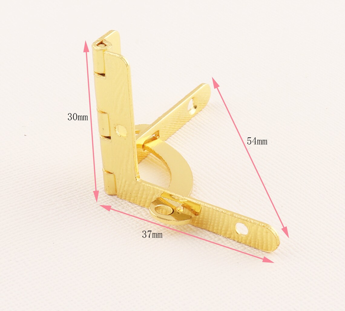 6pcs Gold Metal Hinges, Parliament Hinges, Jewelry Box Hinges, 30mm ...