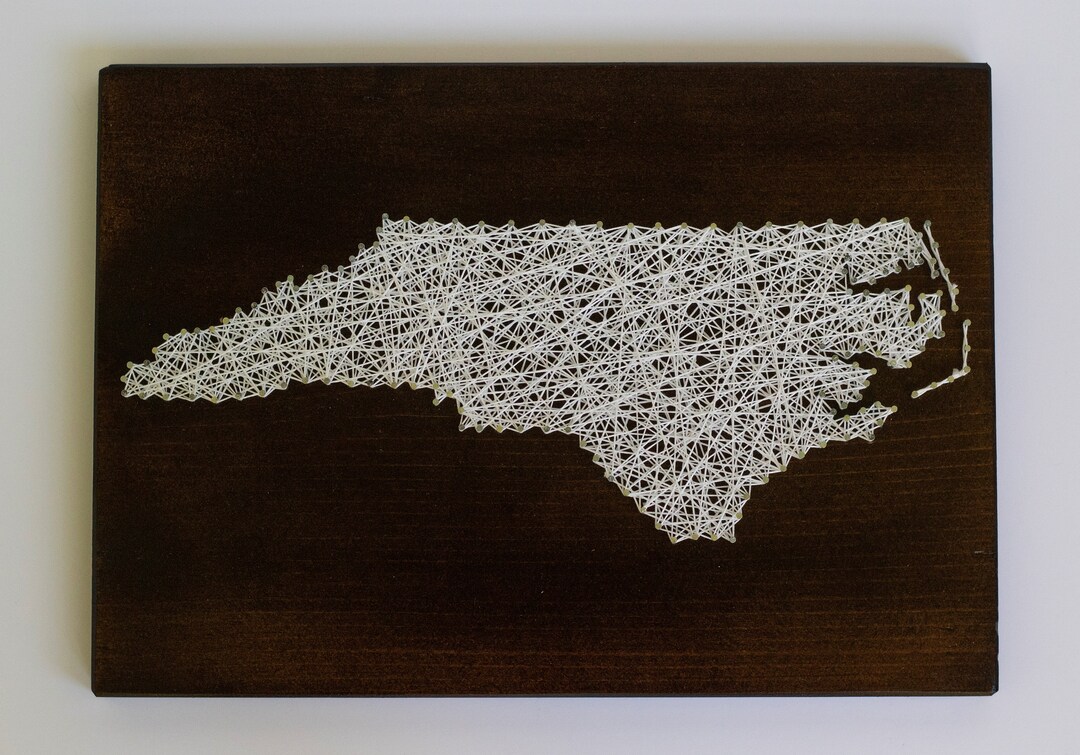 North Carolina String Art - Etsy