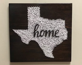 Texas String Art | Etsy