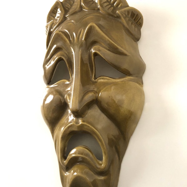 Ceramic Wall Mask - Etsy
