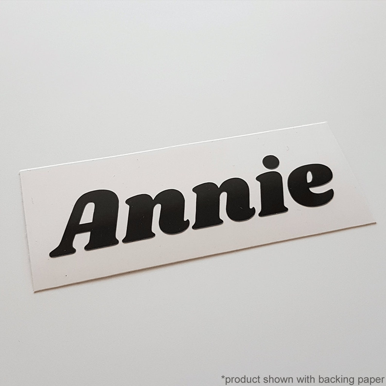 Personalised Name Sticker Gloss Colours - Etsy