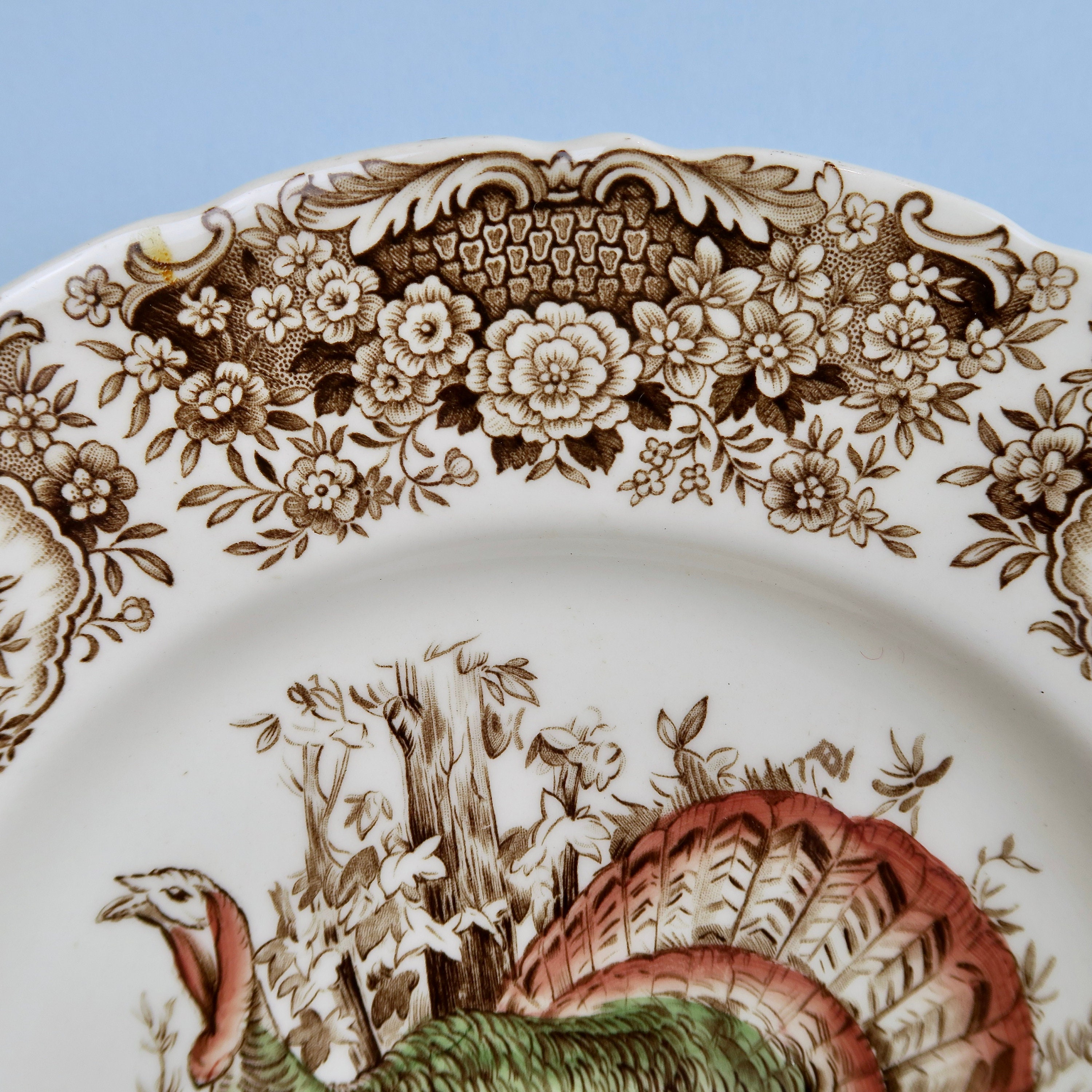 Johnson Brothers Wild Turkeys Native American Dinner Plate - Etsy