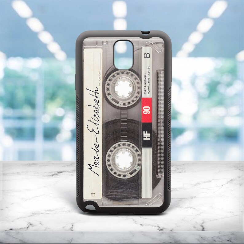 Cassette Tape iPhone X case Personalized case iPhone 8 Name | Etsy