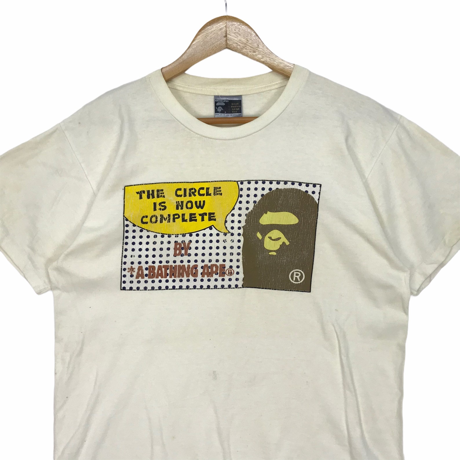 Vintage A BATHING APE BAPE the Circle is Now Complete Big Logo - Etsy UK
