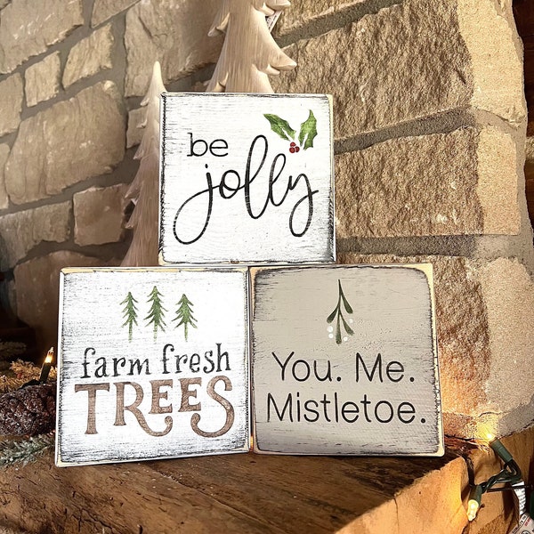 Small Christmas Sign - Etsy