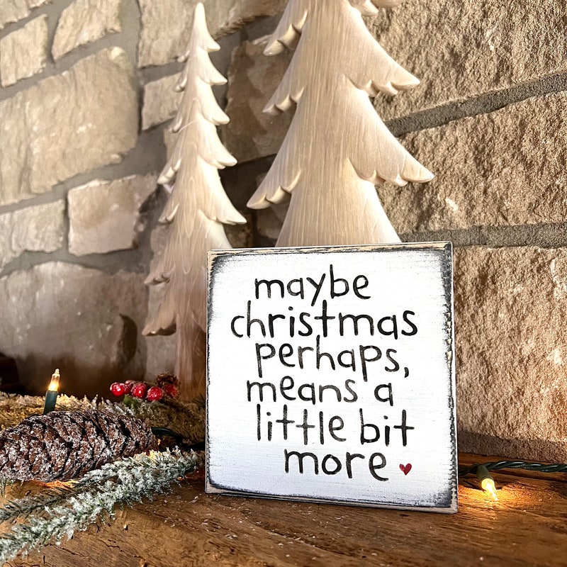 Small Christmas Sign - Etsy
