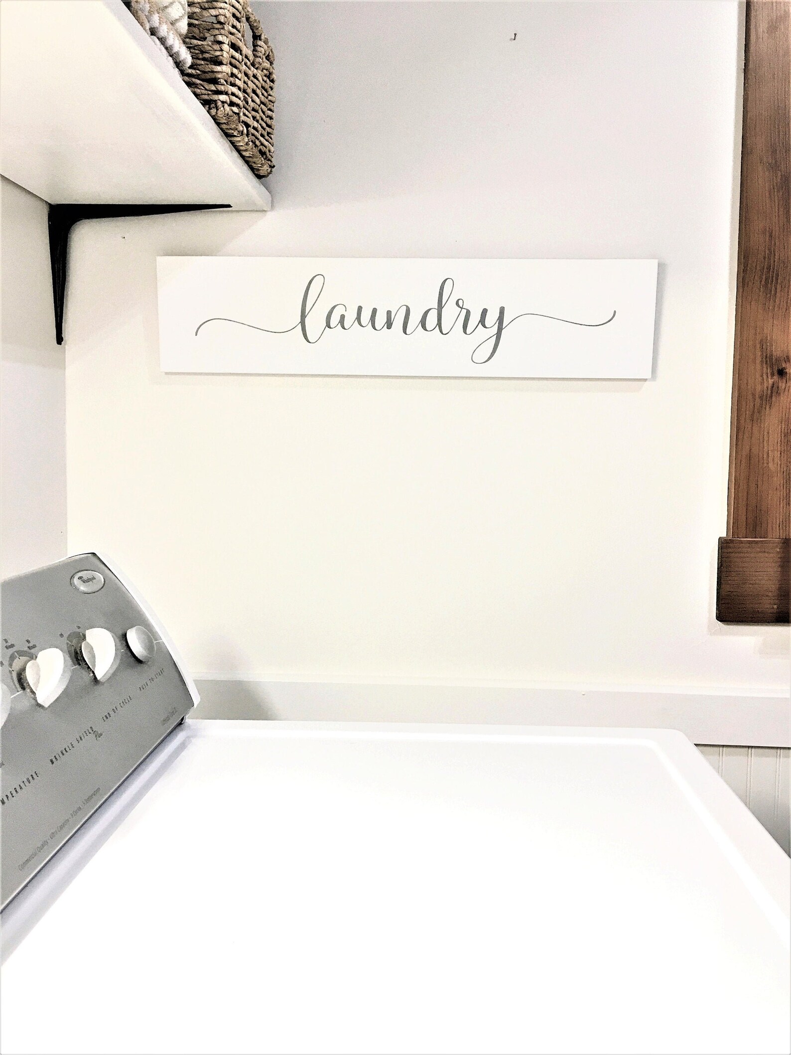 Laundry Wood Sign Laundry Room Wall Decor Rustic Farmhouse - Etsy
