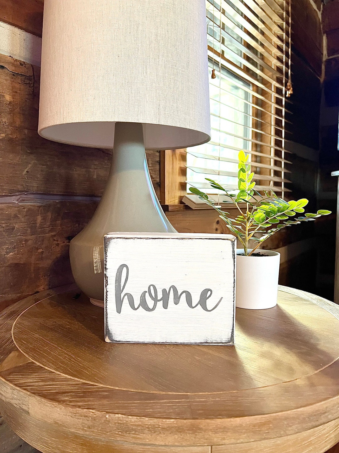 Small Block Sign Home Sign Farmhouse Table Decor Tiered - Etsy