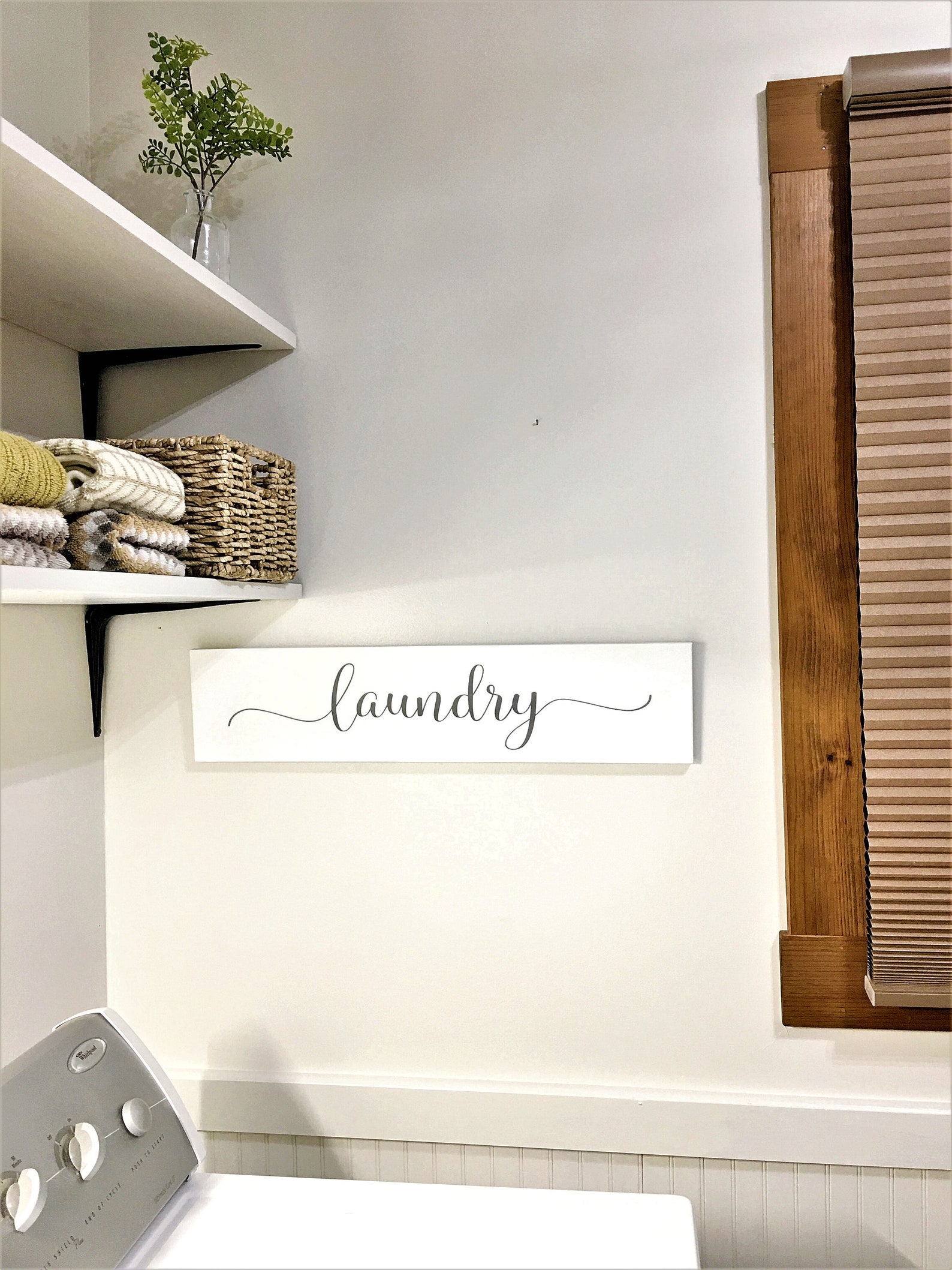 Laundry Wood Sign Laundry Room Wall Decor Rustic Farmhouse - Etsy