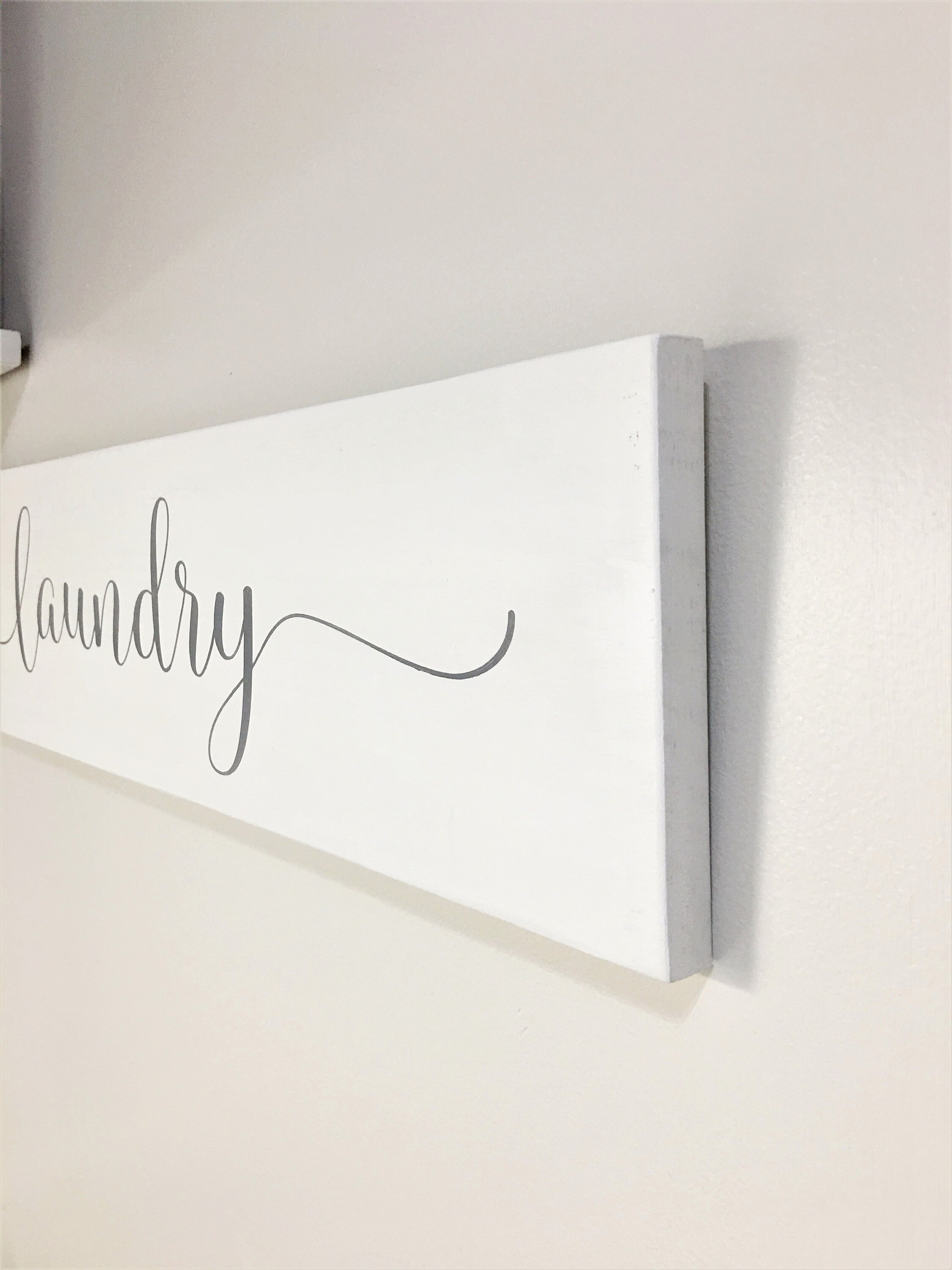 Laundry Wood Sign Laundry Room Wall Decor Rustic Farmhouse | Etsy