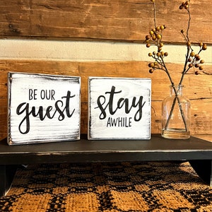 Small Block Signs 5 1/2 X 5 1/2 Small - Etsy