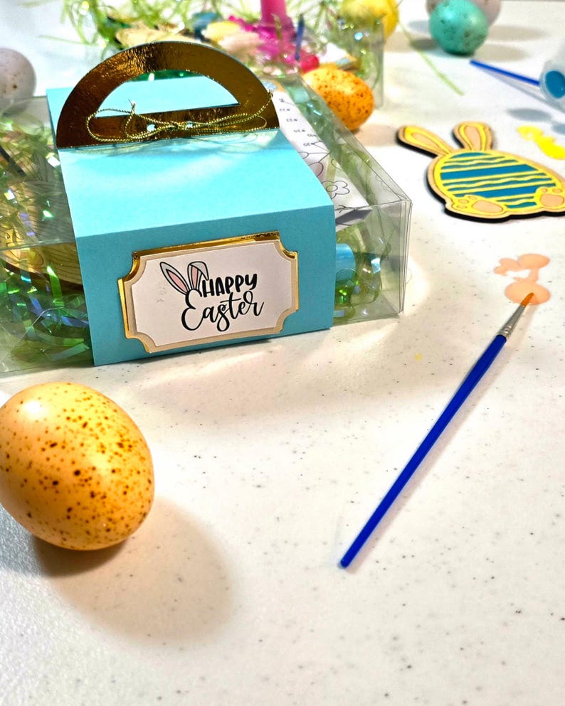 Personalized Easter Bunny Paint Kit, DIY Craft Activity Set - Etsy
