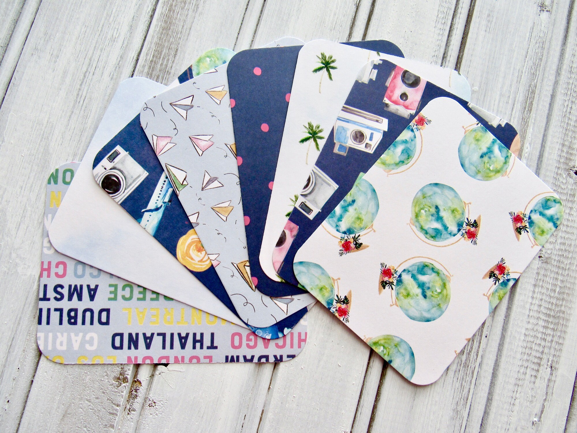Vacation Travel Journaling Cards Travel Notecards - Etsy