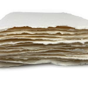 Ultra Thick Handmade Watercolor Paper, Deckled Edge Paper, 500GSM 15 ...