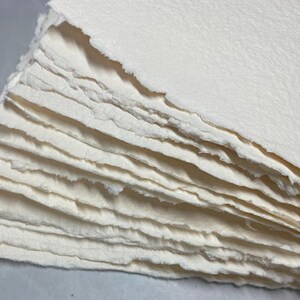 Ultra Thick Handmade Watercolor Paper, Deckled Edge Paper, 500GSM 15 ...