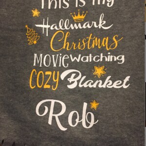 This is My Hallmark Channel Movie Watching Blanket - Options Available ...