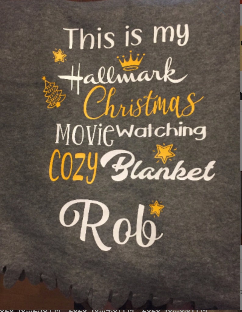 This is My Hallmark Channel Movie Watching Blanket Options - Etsy