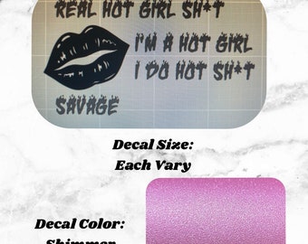 Megan Thee Stallion Sticker Celebrity Stickers Hot Girl - Etsy