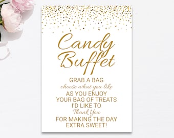 Buffet table sign | Etsy